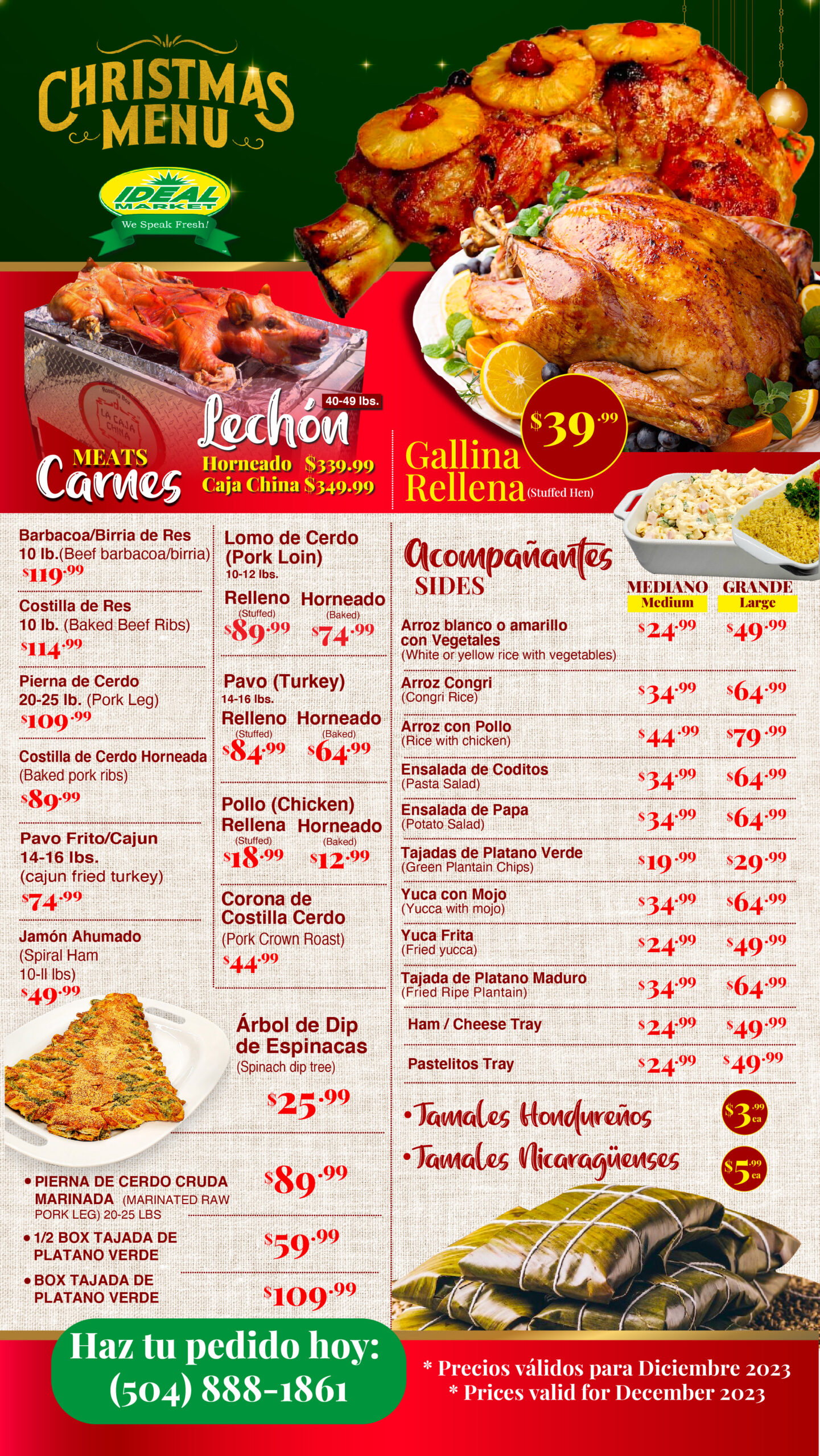Catering Menu | Ideal Market
